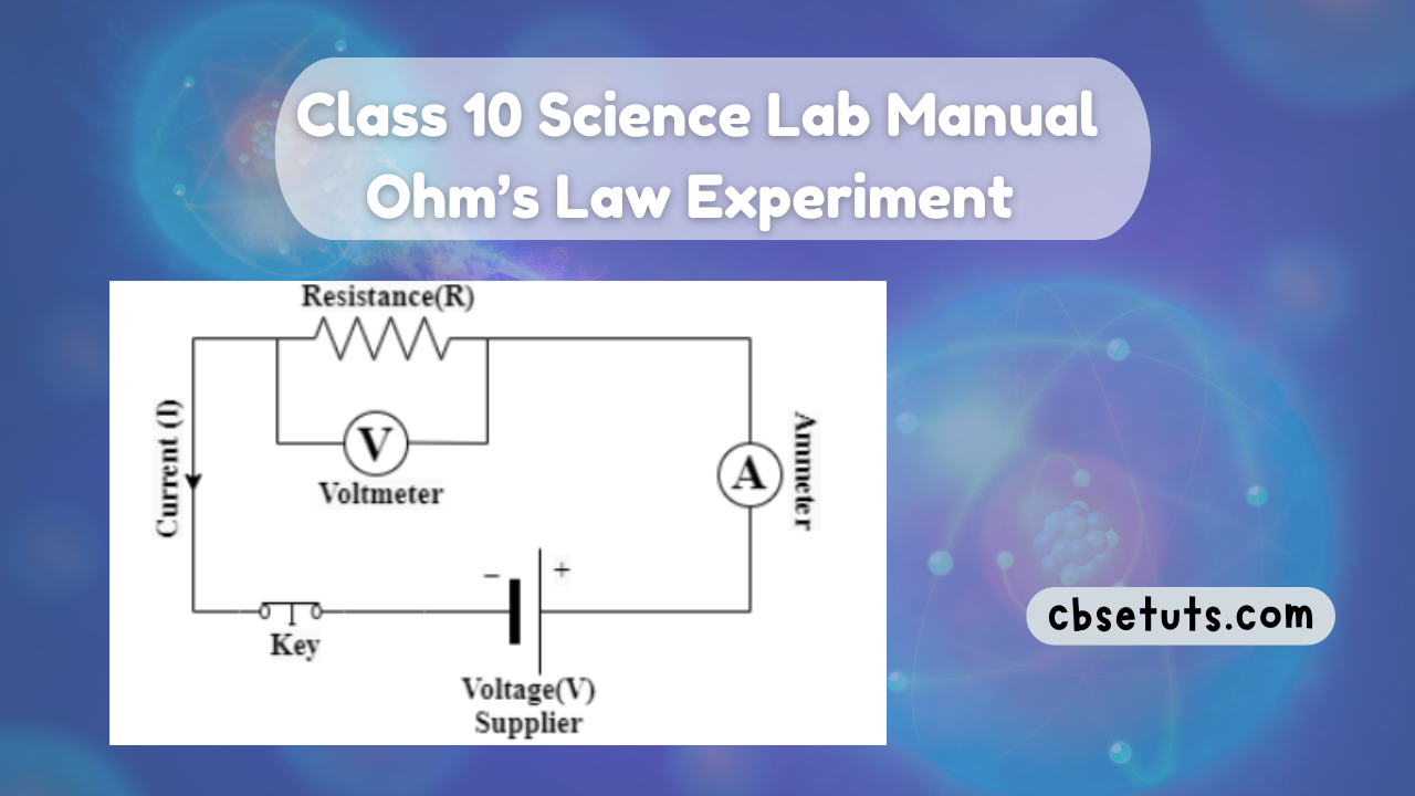 Ohm’s Law Experiment Class 10 Practical Science NCERT - CBSE Tuts